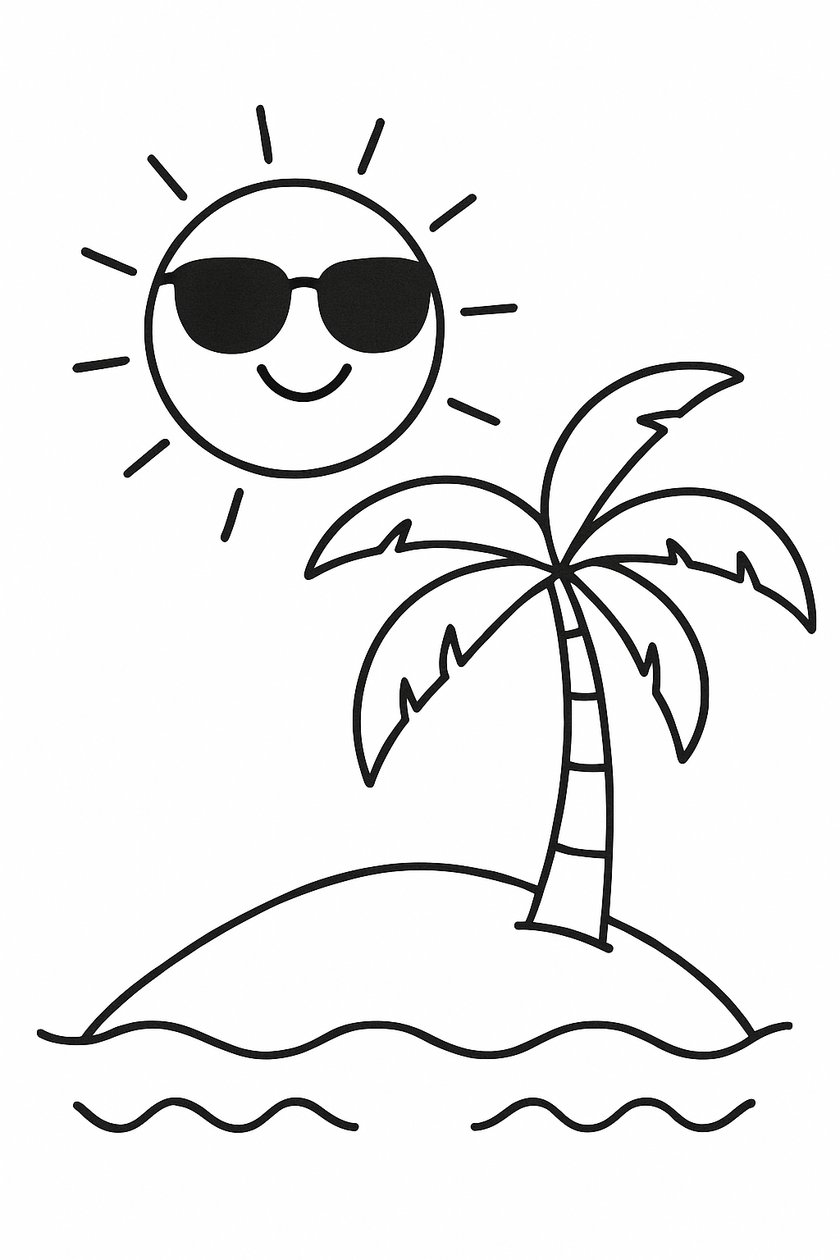 14 schöne Sommer-Bilder zum Ausmalen und wie ihr weitere selbst erstellt