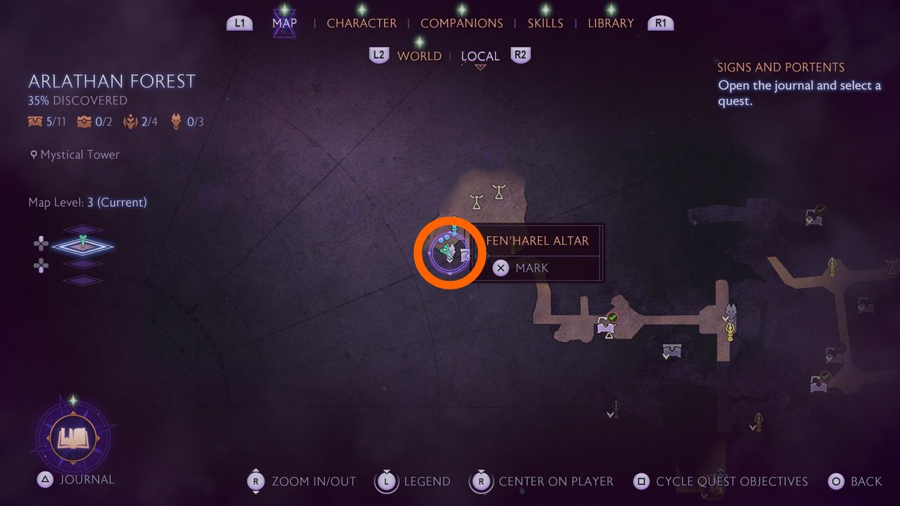 Dragon Age Veilguard: Evanuris-Altare und Fen'Harel Statuen