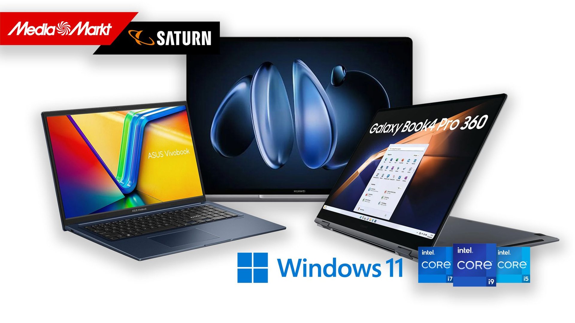 Windows-11-Notebooks im Saturn-Sale: Huawei, Asus, Lenovo & mehr stark ...
