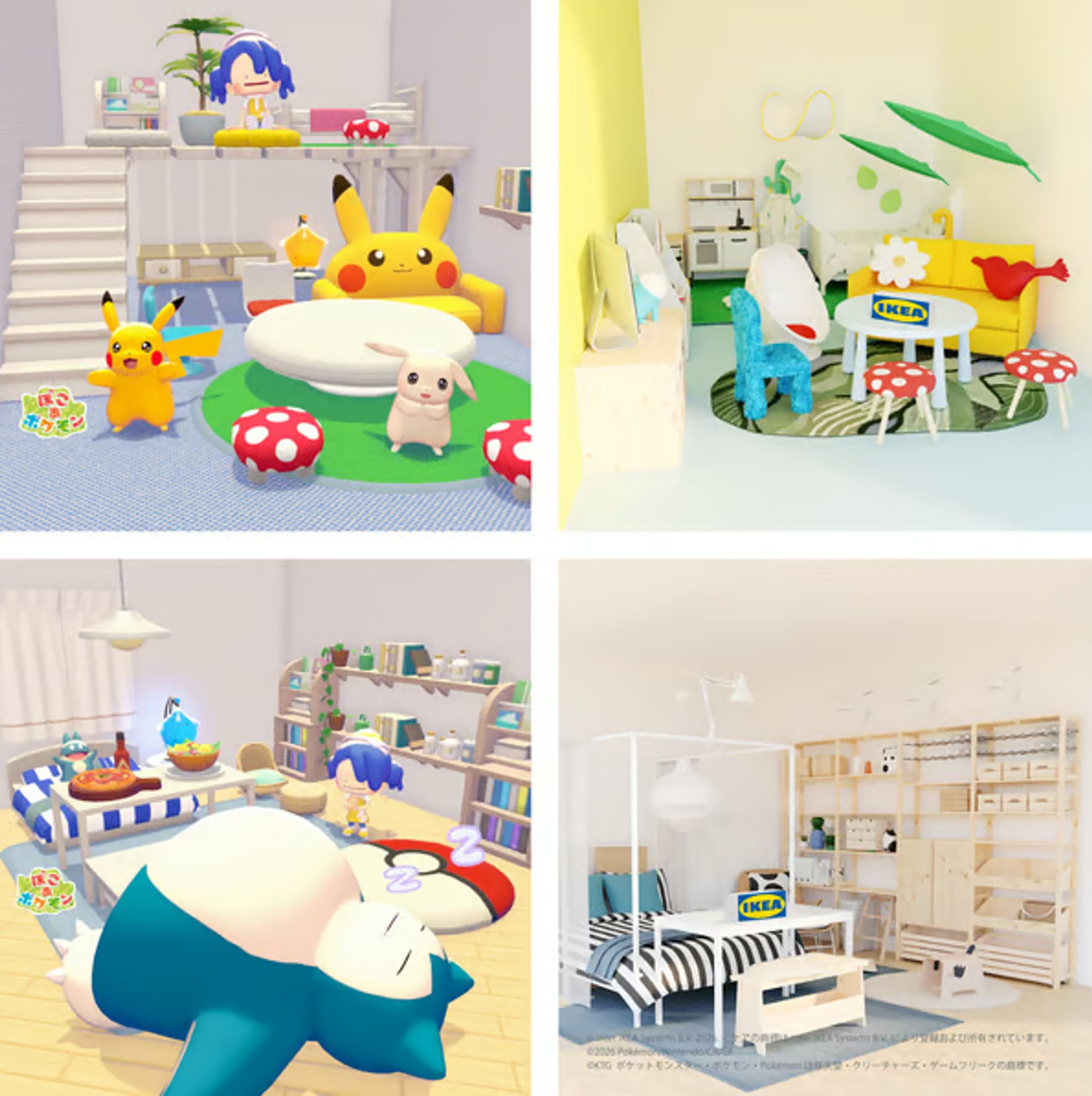 Ikea meets Pokopia: The furniture store is officially building rooms ...
