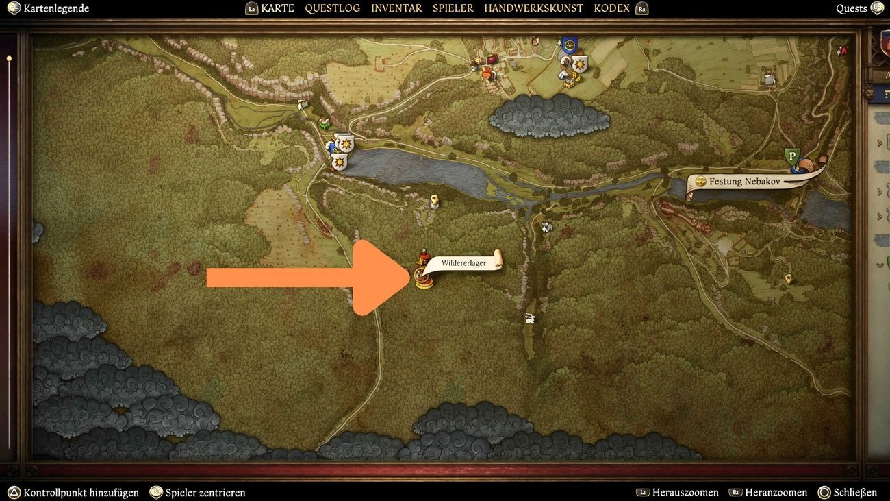 KCD 2: Raubvogel (Fundorte aller Wilderer)