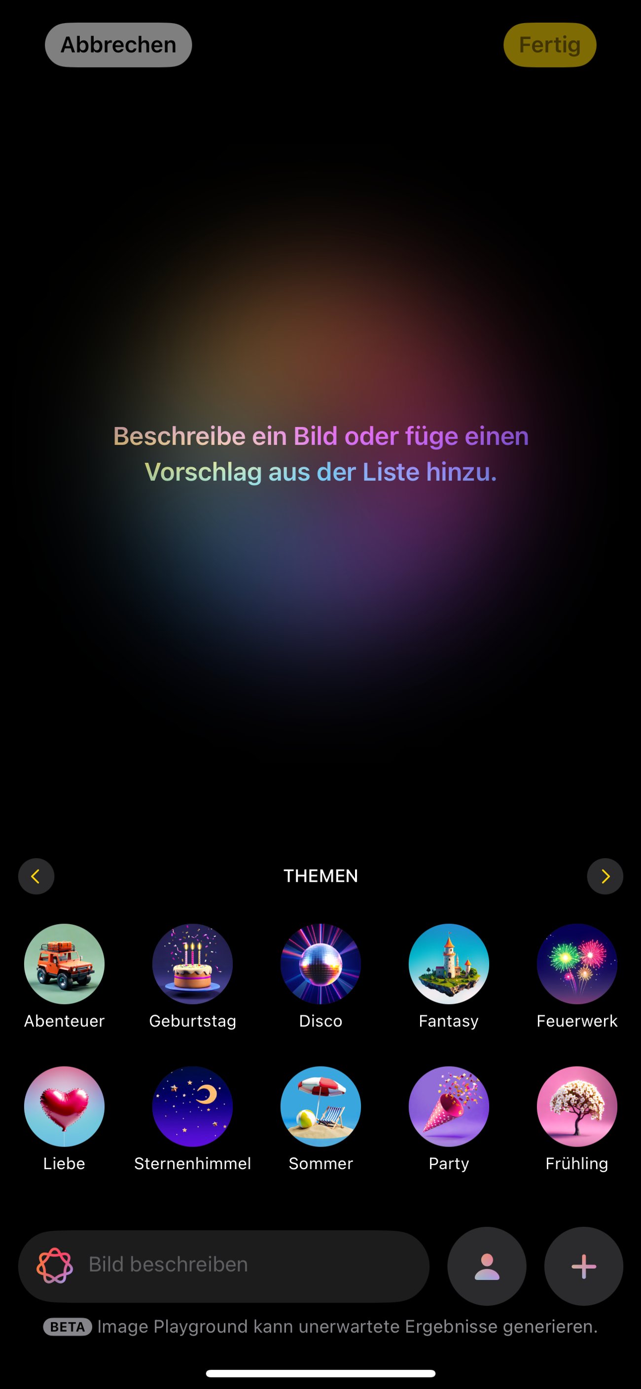 Image Playground: Was kann die KI-App von Apple?