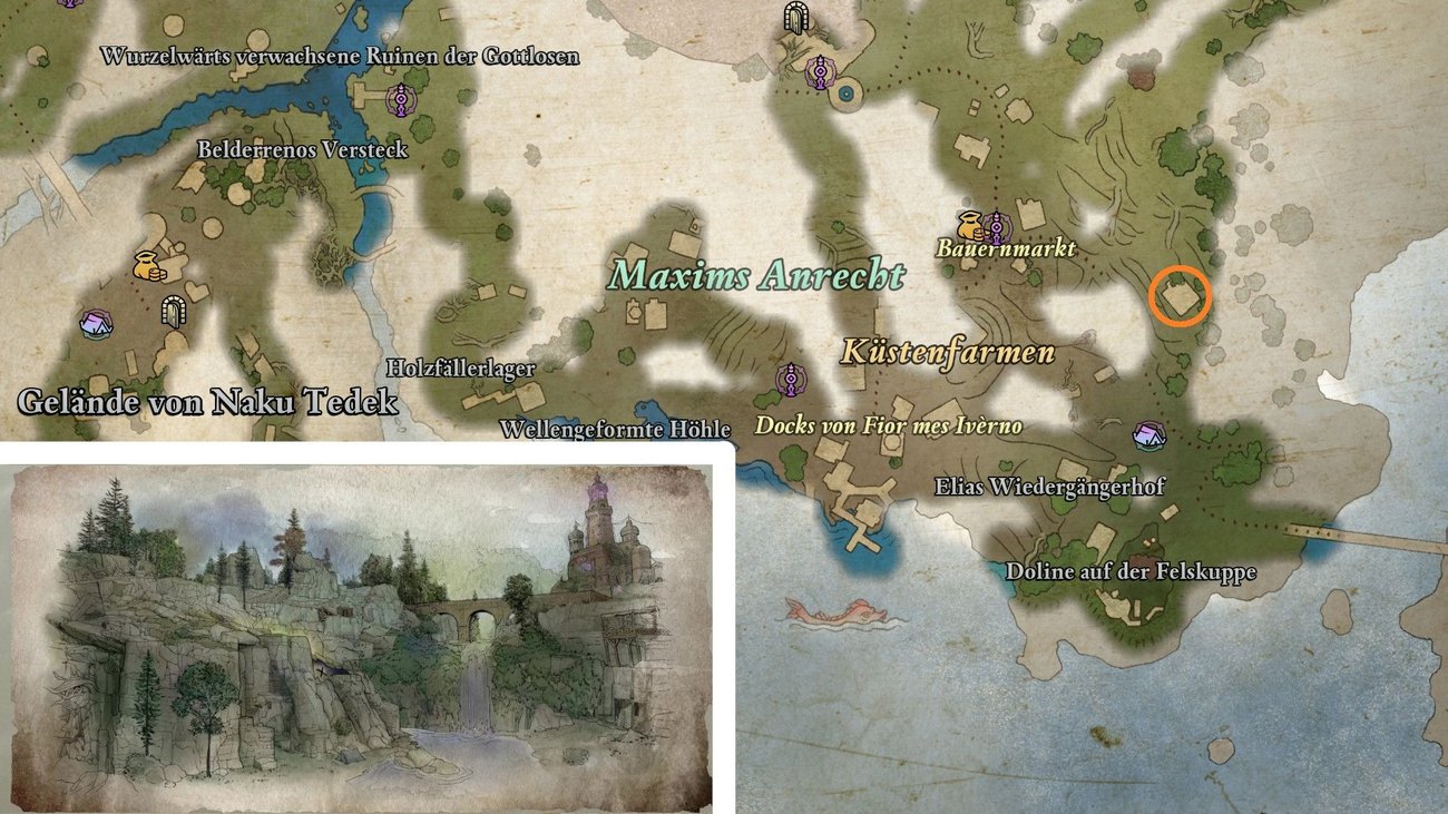 Avowed: Alle Schatzkarten und Schätze der Smaragdtreppe finden