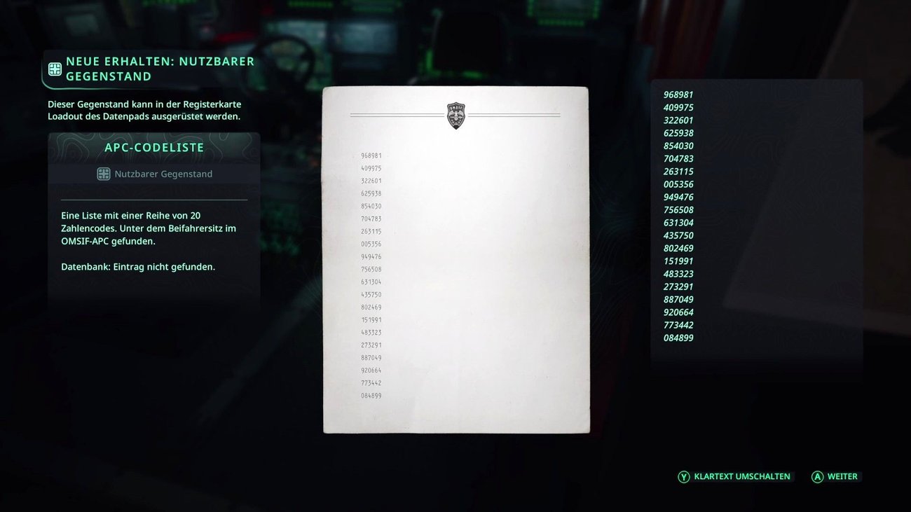 Hell is Us: Tor-Code des OMSIF-Lagers finden (Acasa-Sümpfe)