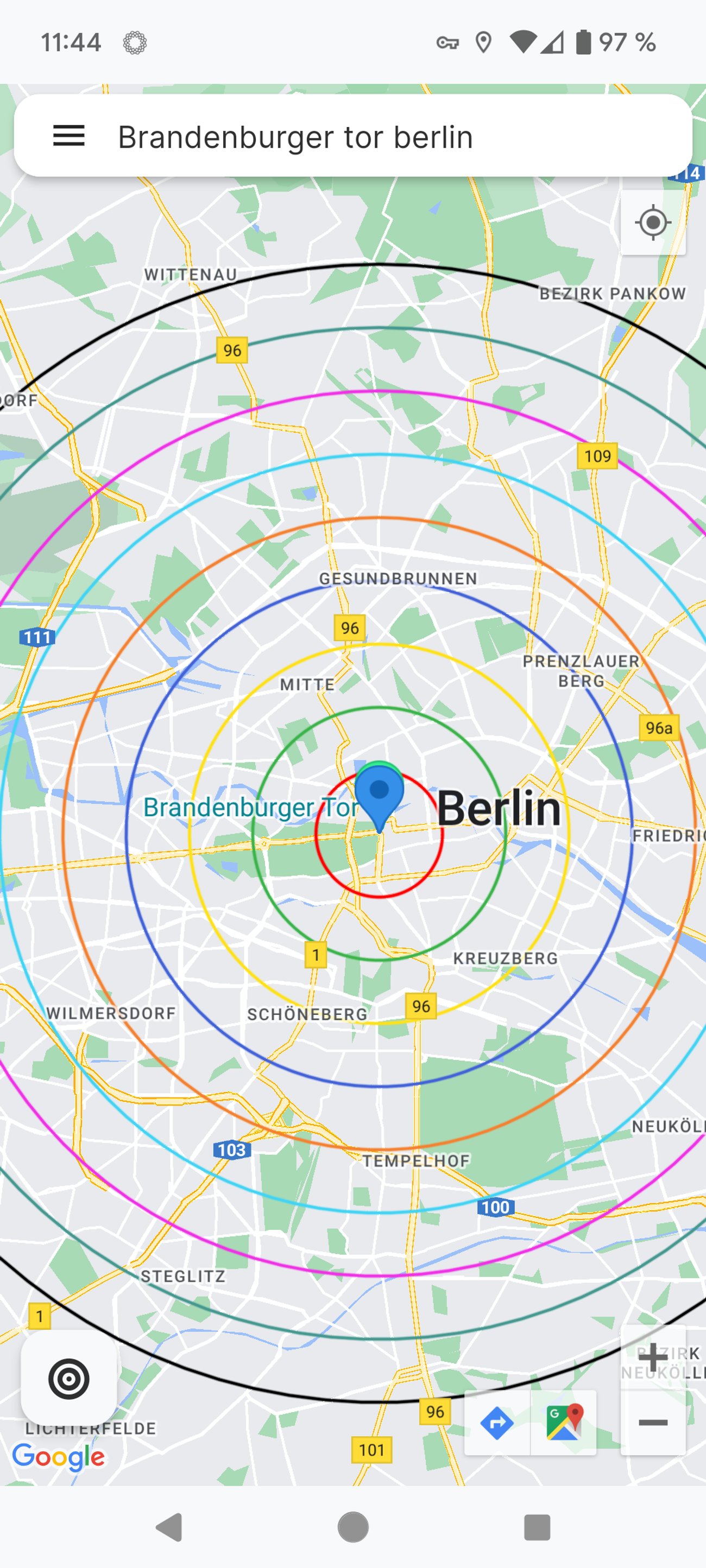 Google Maps: Radius zeichnen – Bewegungsumkreis anzeigen