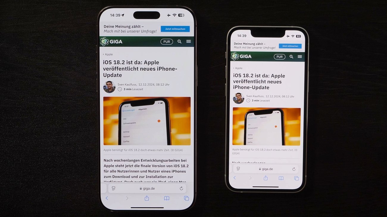 Vom iPhone mini aufs Pro Max umgestiegen: Was die Display-Größe ausmacht