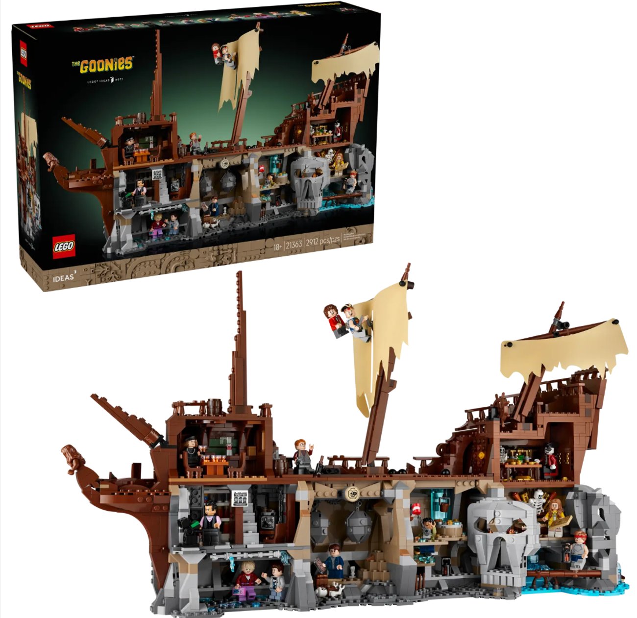 Die Goonies werden 40: Für kurze Zeit holt ihr euch jetzt das Lego-Set mit einem Extra nach Hause