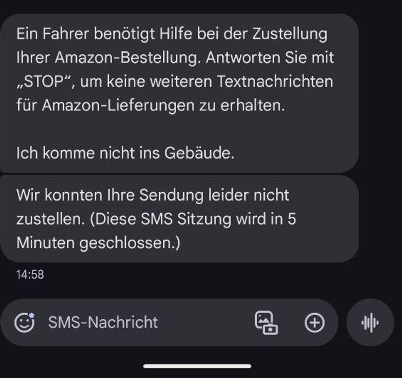 SMS von Amazon: „Ein Fahrer benötigt Hilfe bei der Zustellung“ – ist das echt?
