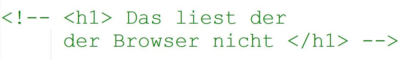 HTML-Code auskommentieren – so geht es schnell und einfach
