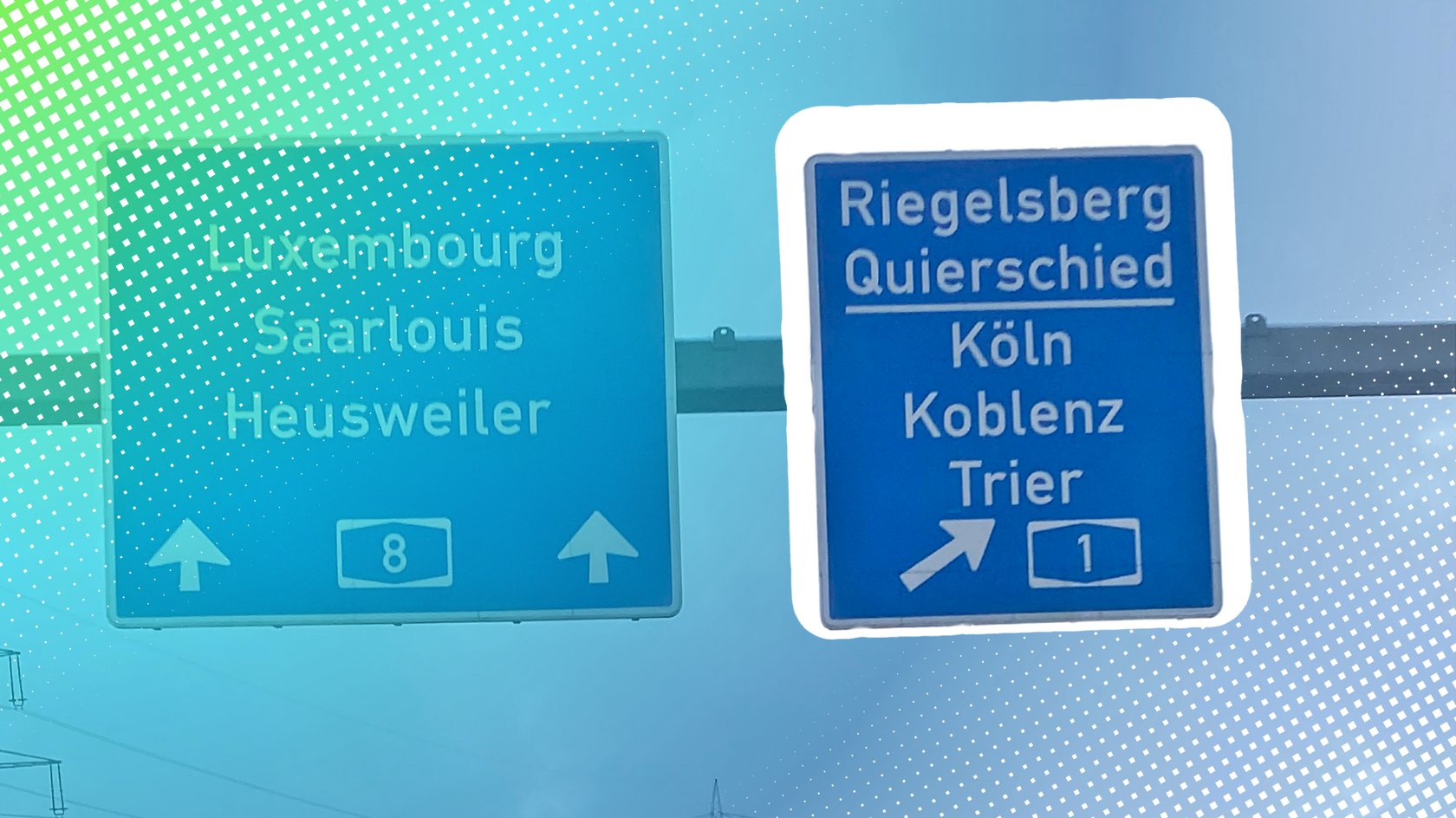 Ausfahrtsschild mit Querstrich: Wer die Bedeutung kennt, fährt entspannter