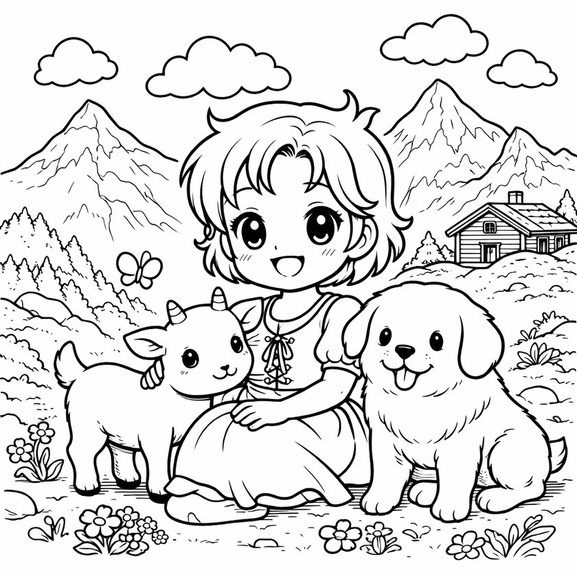 8 Anime-Bilder zum Ausmalen: Tipps zum Erstellen mit KI