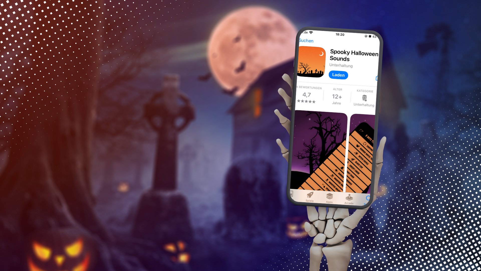 Halloween Apps: Die besten Ideen für Spaß und Gänsehaut