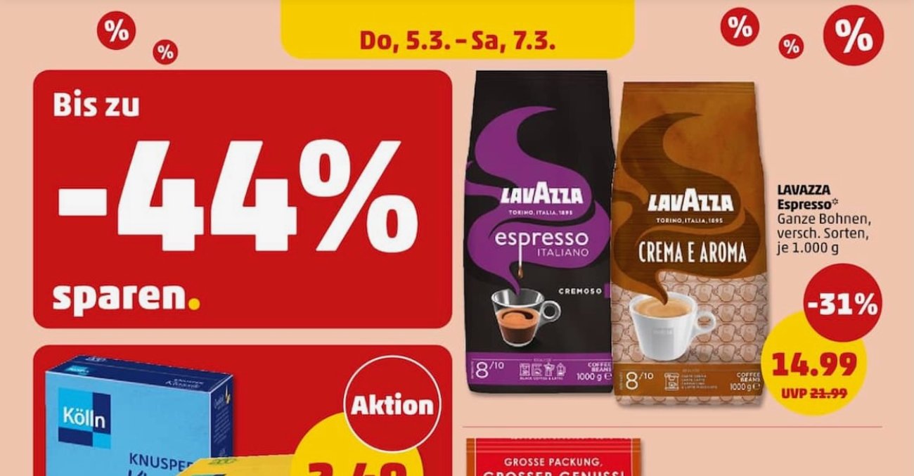 Faszinierend Lavazza Kaffee Angebot Penny Ebenbild