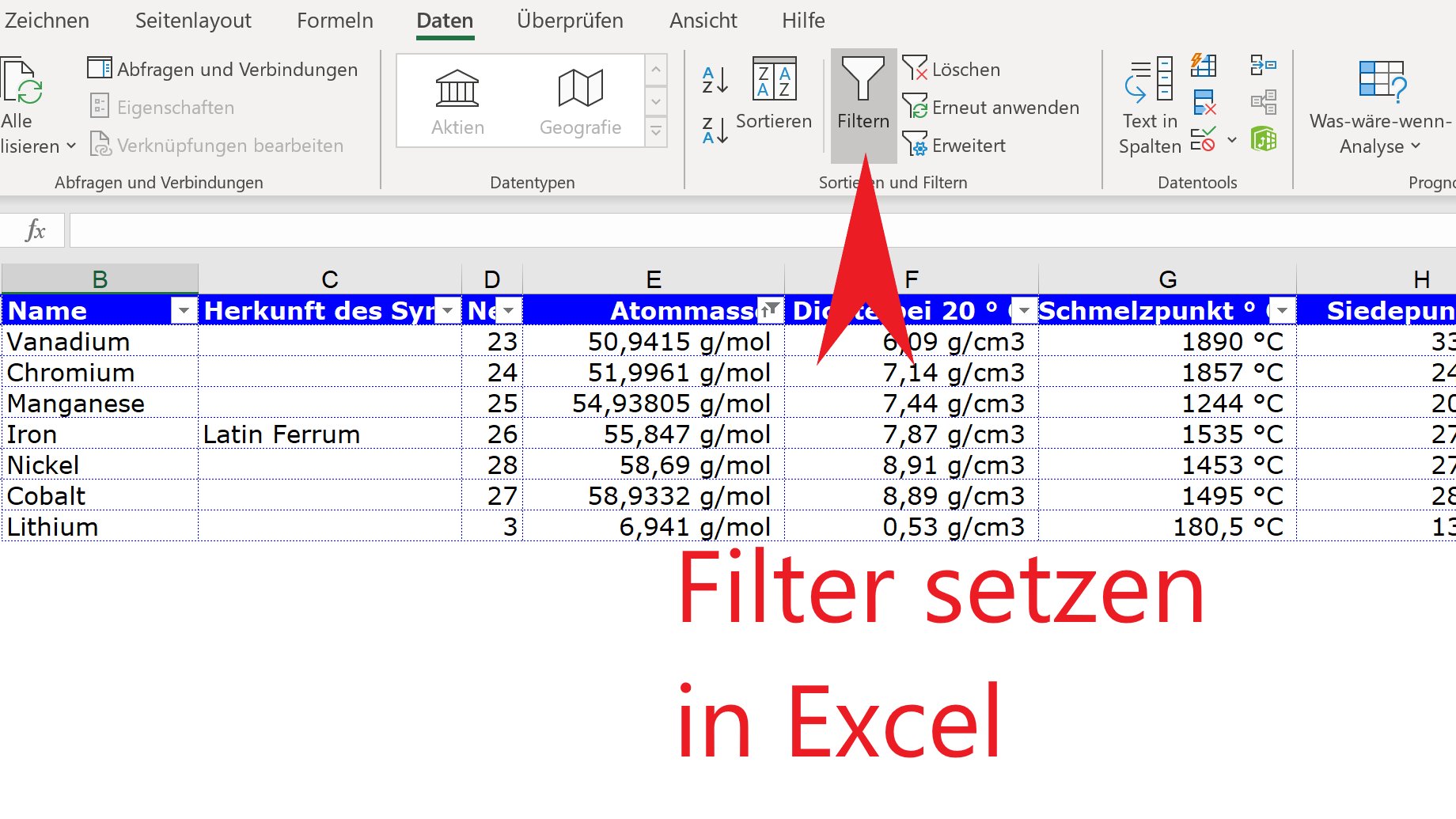Besuchen Schleich Warte Eine Minute Excel Daten Filtern Erhebt Euch 