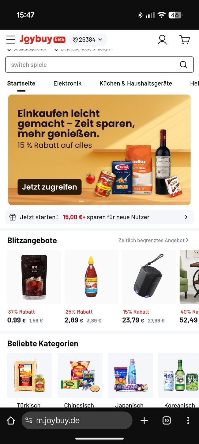Ich habe zum ersten Mal bei Joybuy bestellt und wurde total überrascht