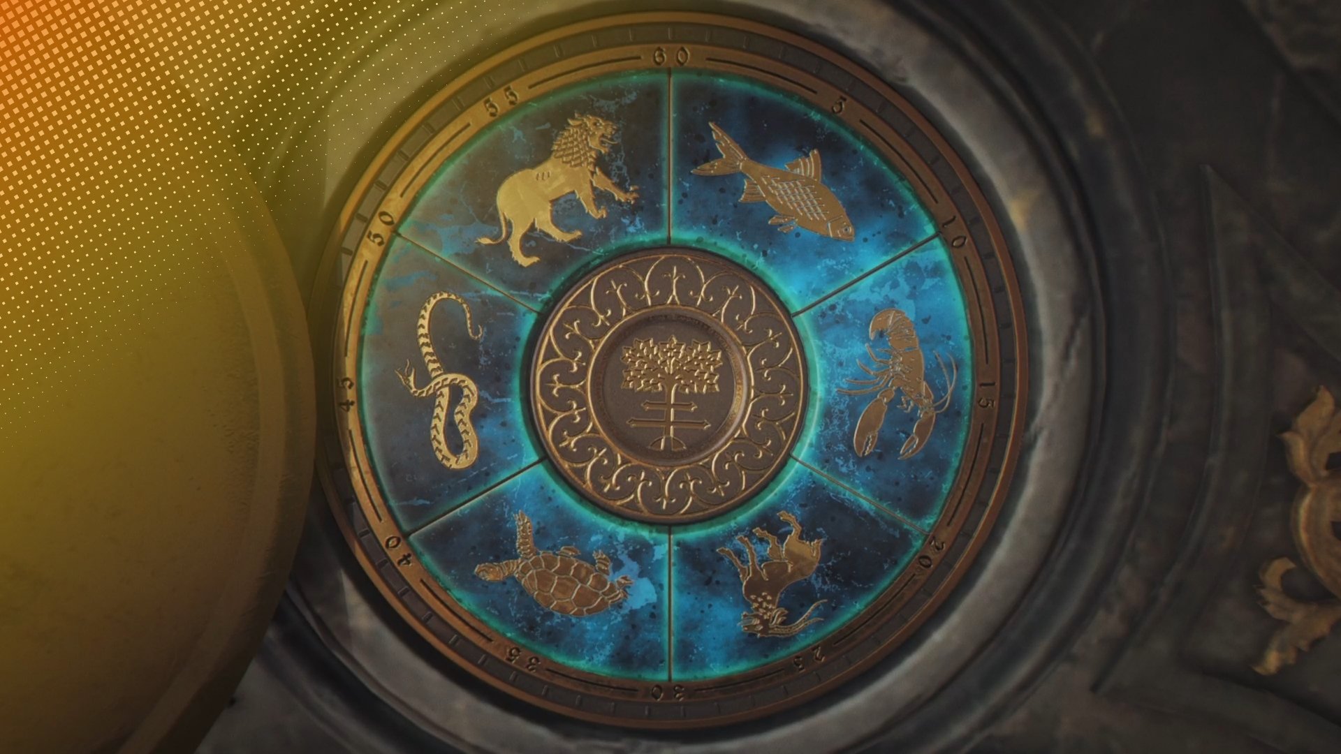 007 First Light: Solve the fireplace puzzle in the dining room ...