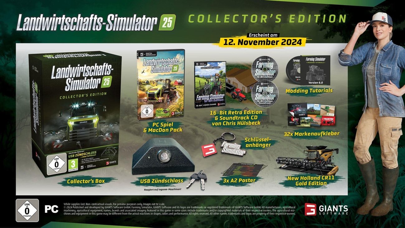 Die Landwirtschafts-Simulator 25 Collector’s Edition enthält ein Extra, das jeder Traktor-Fan ...