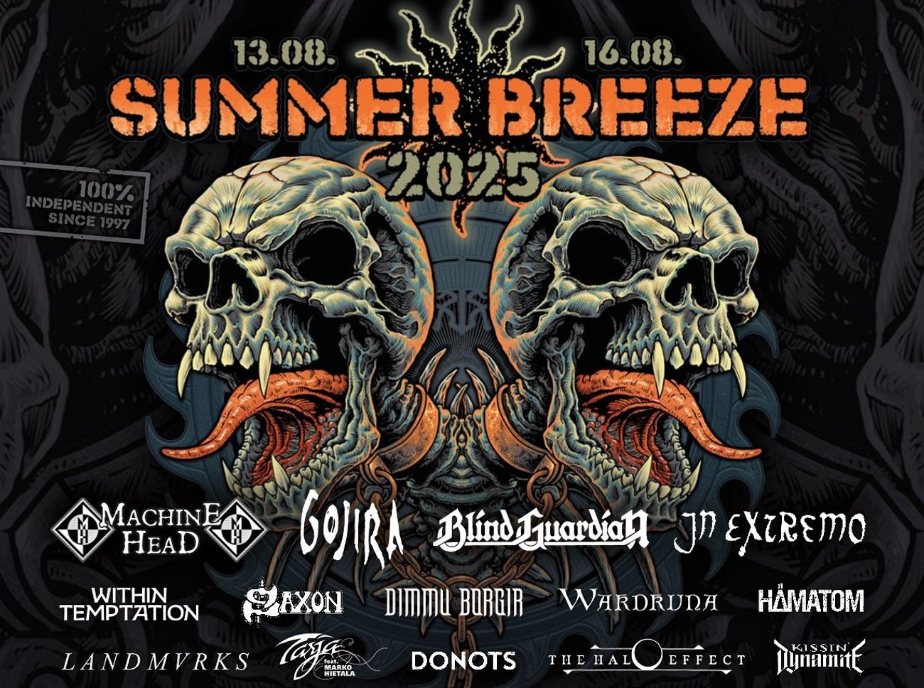 Summer Breeze 2025: Das Line-up, alle Bands und wo es Tickets gibt