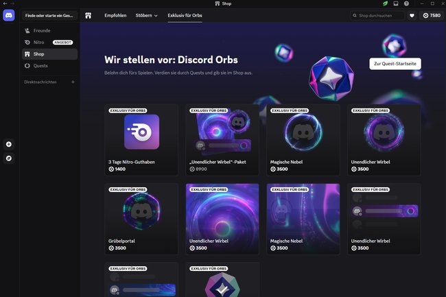 Discord Orbs erhalten & exklusive Belohnungen freischalten