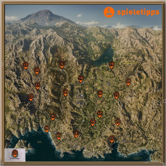 Mafia The Old Country: Fundorte aller 20 Heiligenkarten