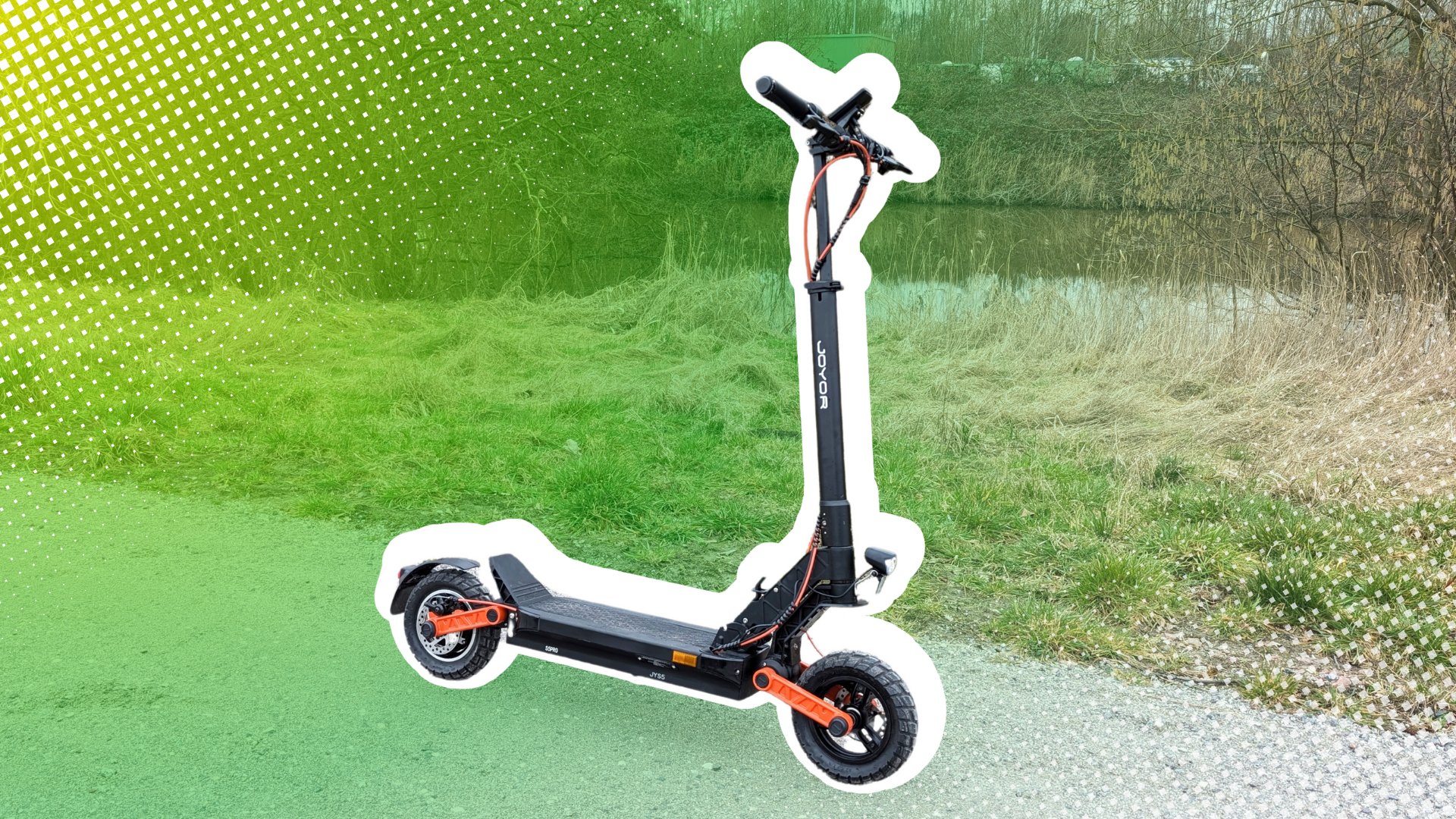 150 km mit dem Joyor S5 Pro: Robuster E-Scooter mit hoher Reichweite hat eine Schraube locker