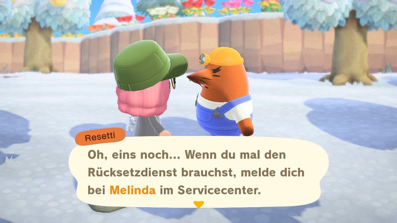 ACNH: Resettis Rücksetzdienst rufen und Resetti finden