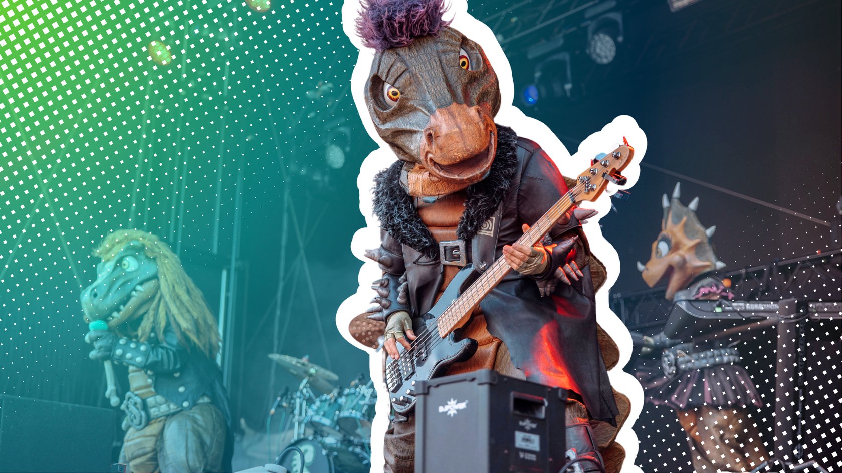 Heavysaurus ohne Maske: So sehen die Band-Mitglieder unter den Kostümen aus