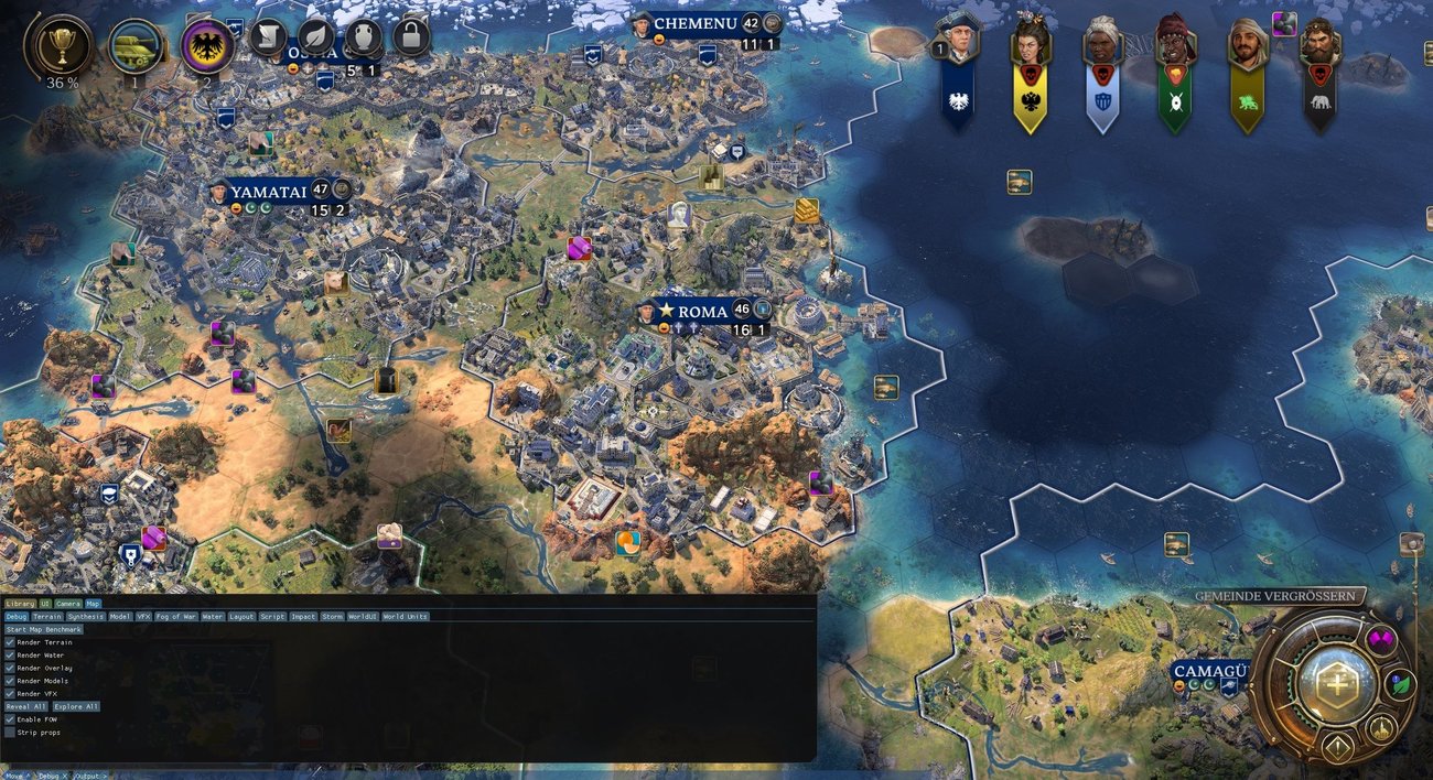 Alle Cheats in Civilization 7 im Überblick