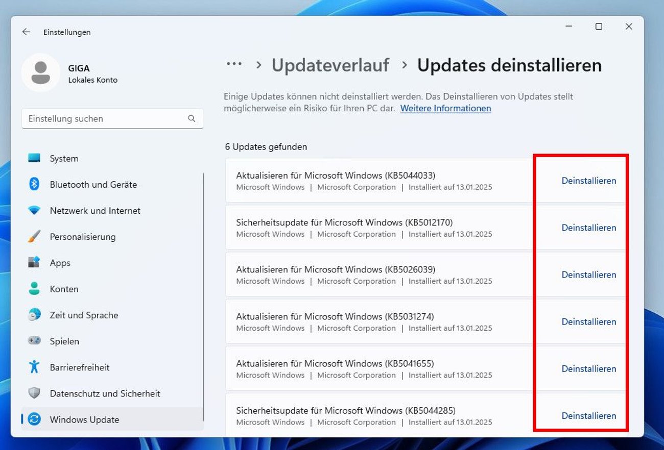 Windows 11 Update 24H2: Probleme beheben – die Lösungen