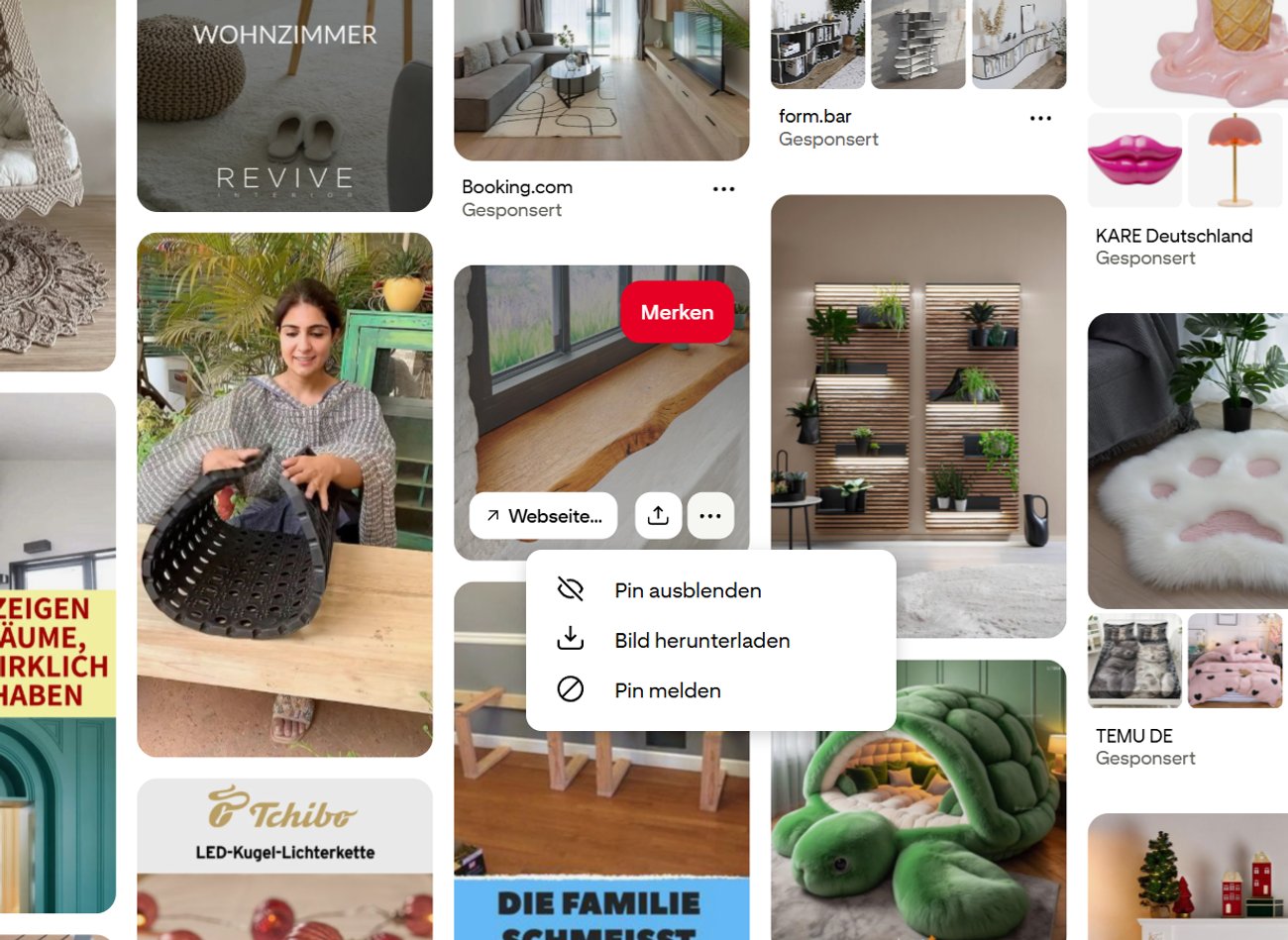 Pinterest ohne KI: Einstellungen und Tipps für weniger KI-Inhalte im Feed