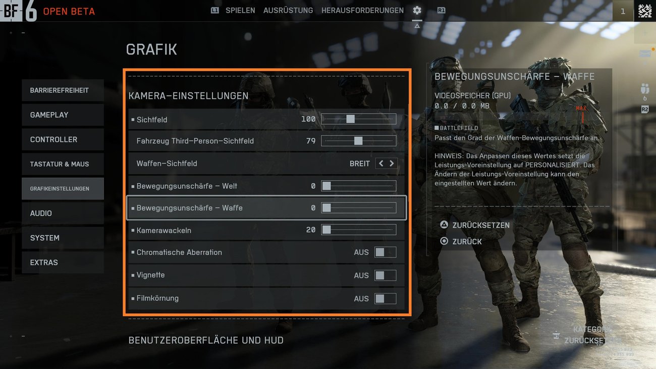 Battlefield 6: Beste Einstellungen auf der Konsole (PS5/Xbox)