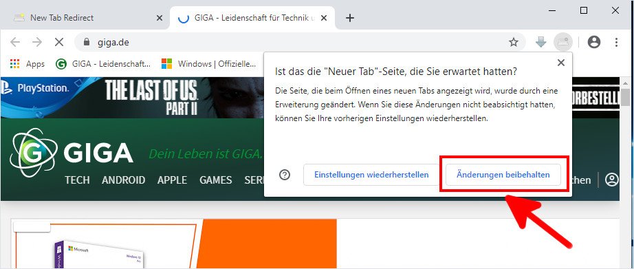 Die „Neuer Tab“-Seite ändern – so geht's