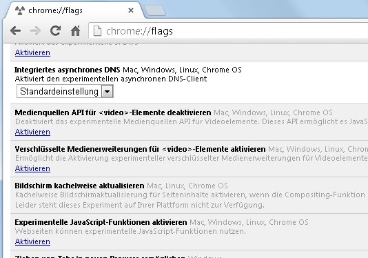 Die Google Chrome config-Befehle - professionell am Browser schrauben
