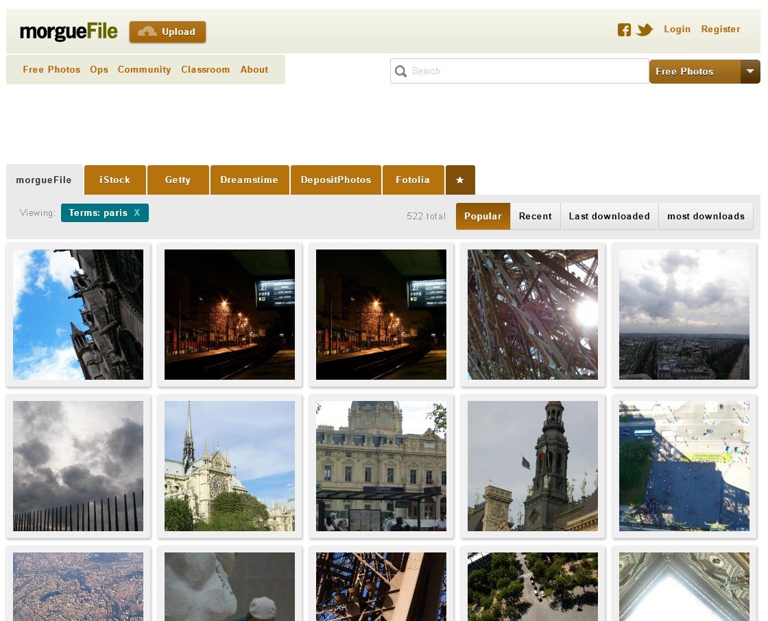 Copyright-freie Bilder - 3 Seiten für lizenzfreie Fotos