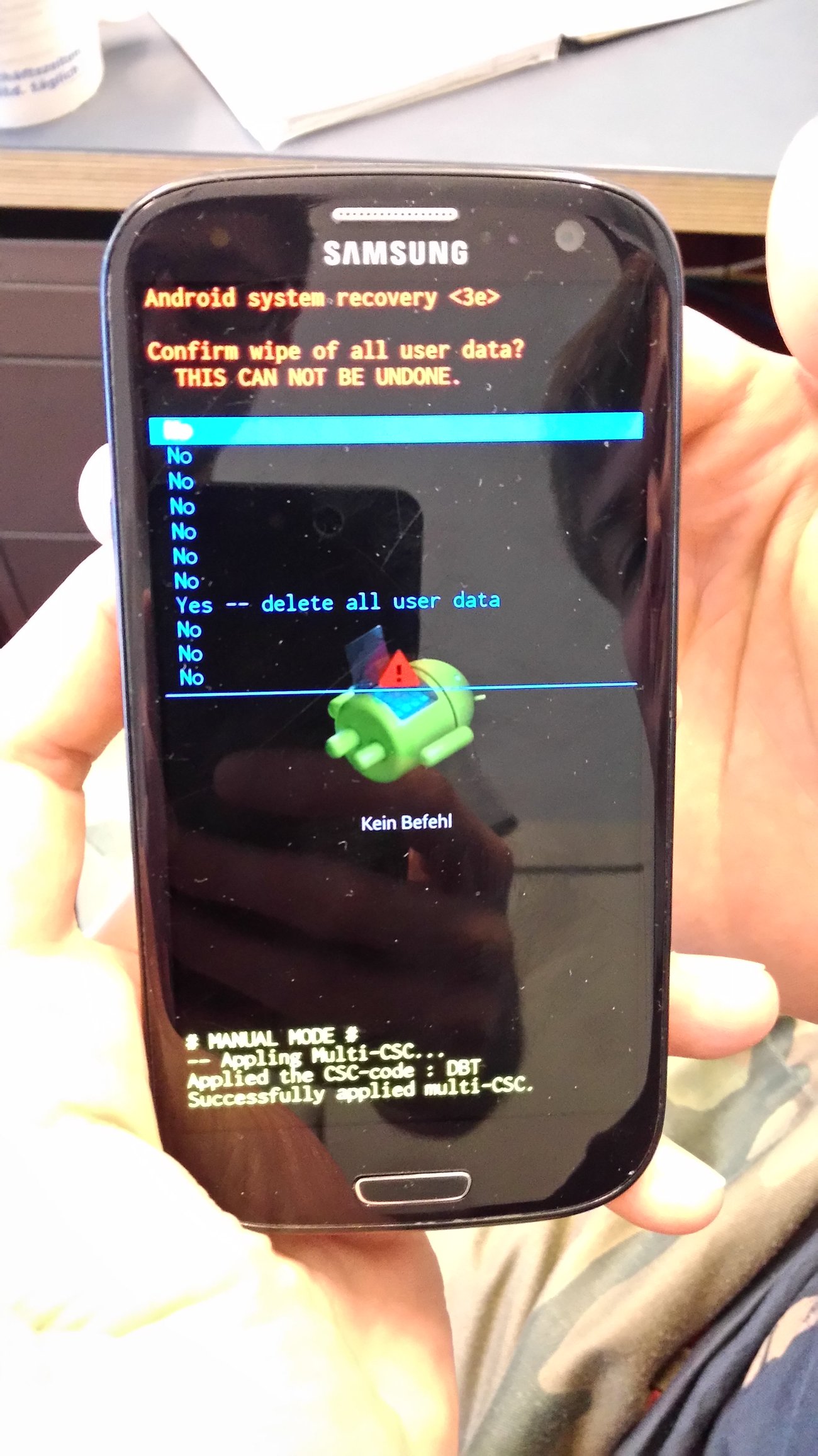 Android-Handy auf Werkseinstellungen zurücksetzen