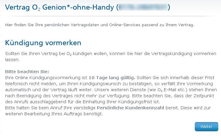 Bei O2 kündigen - Das muss man beachten