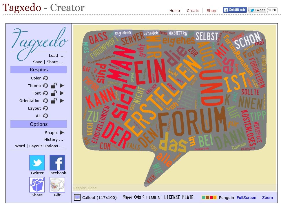 Die besten Word-Cloud-Generatoren: 3 Webseiten & 2 Apps