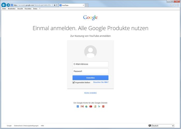 Bei YouTube anmelden – Account erstellen & einloggen
