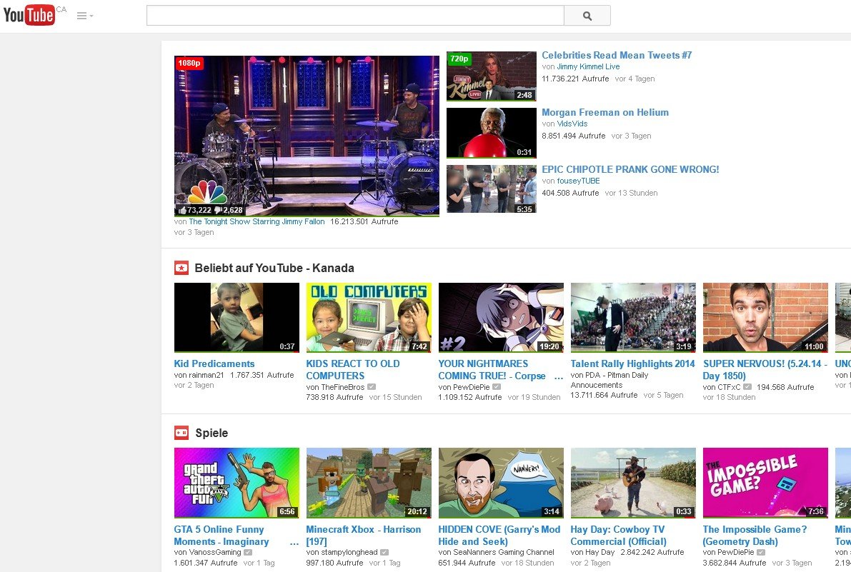 Wie komme ich auf die YouTube USA-Seite und hat das Vorteile?