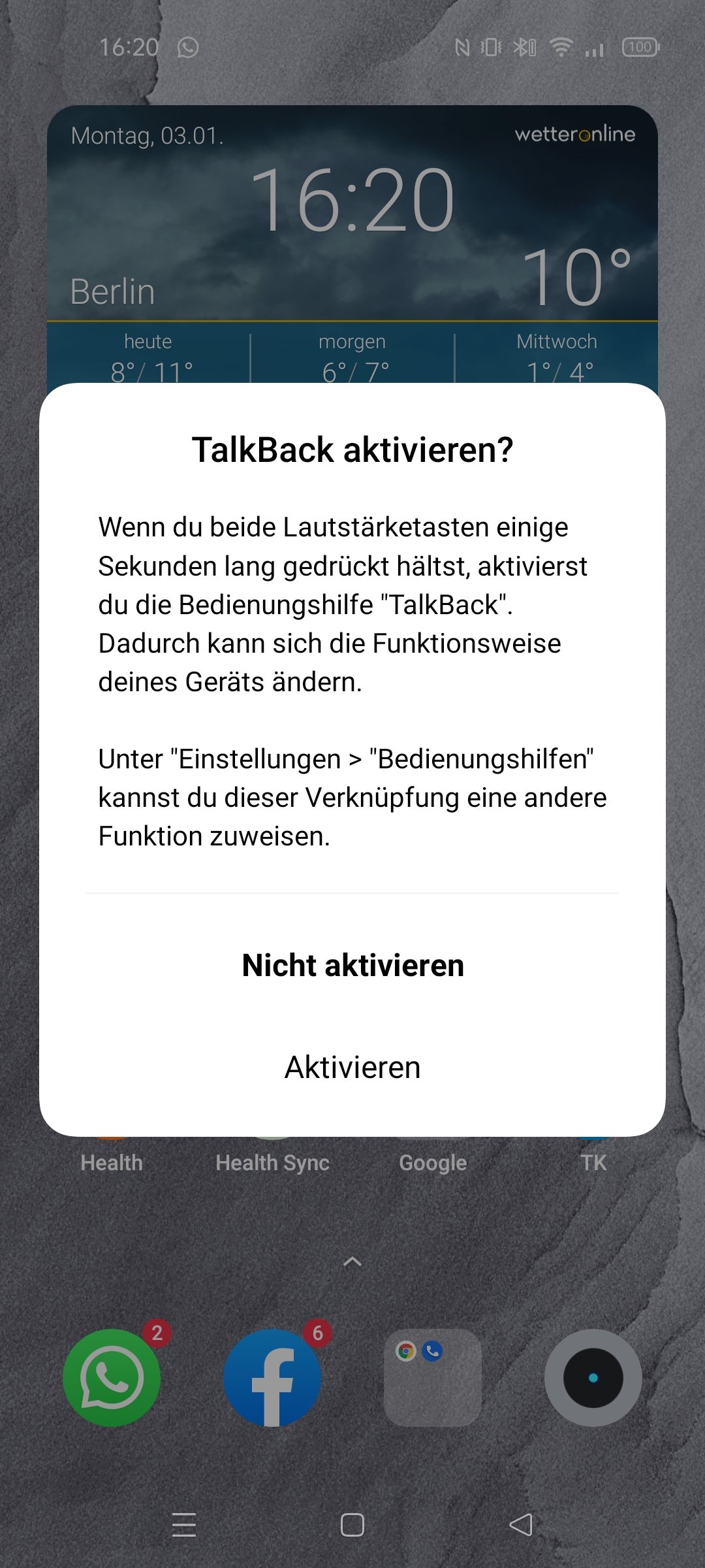 Google TalkBack deaktivieren & Screenreader ausschalten