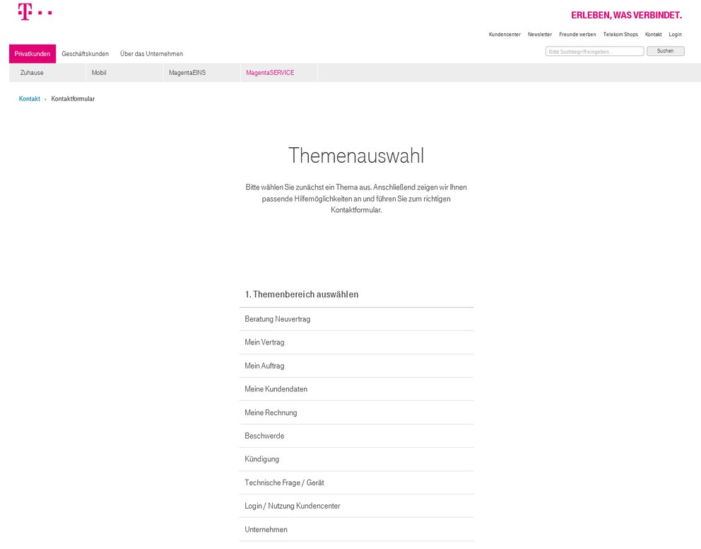 Telekom-Störung: Störungsstelle kontaktieren