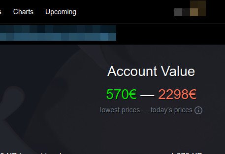 Steam Wert Berechnen