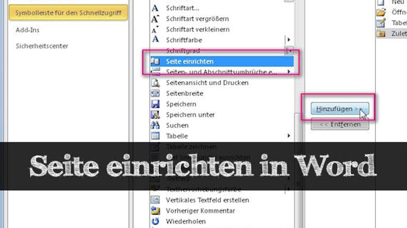 Praxistipp: In Word die Seite einrichten und Dokumente anpassen