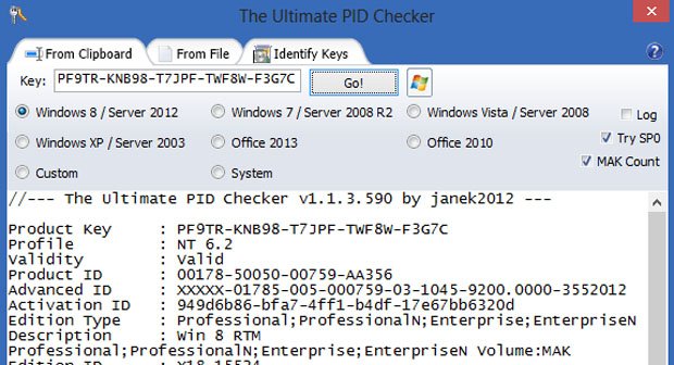 The Ultimate PID Checker Download: Lizenzschlüssel prüfen