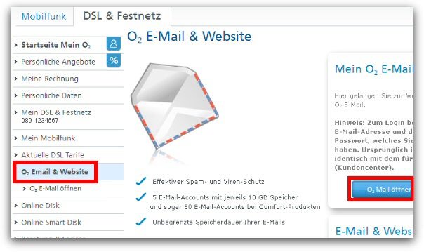 o2 Webmail: alle Infos
