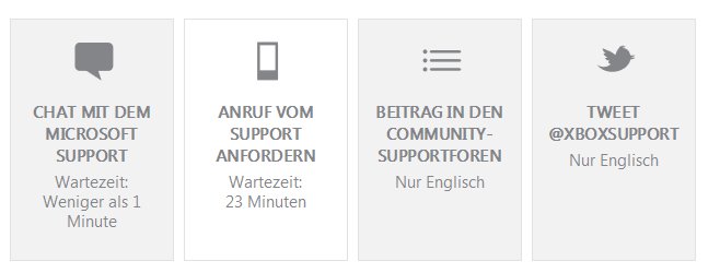 Xbox One-Support: Hilfe per Chat, Hotline oder E-Mail