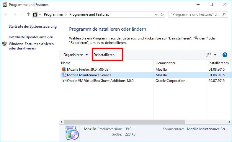 Windows 10 und 11: Programme deinstallieren