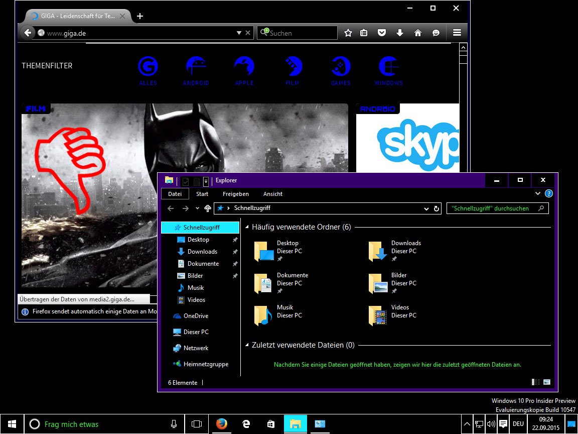 Windows 10: Farbe der Taskleiste ändern – so geht's