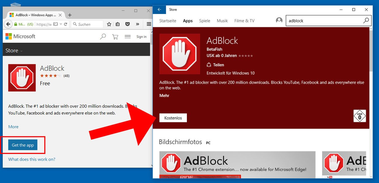 Microsoft Edge: Adblock (Plus) installieren – So geht's