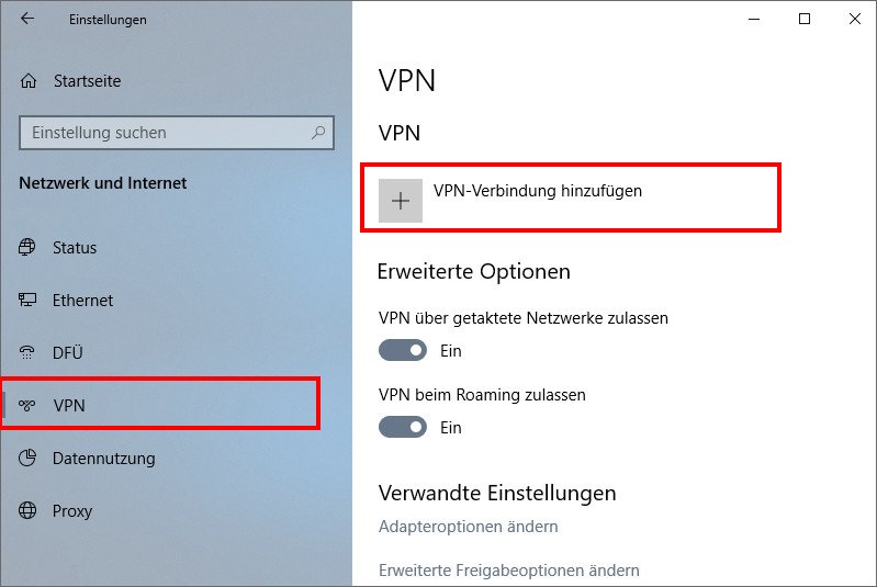 Windows 10: VPN-Verbindung einrichten – so geht's